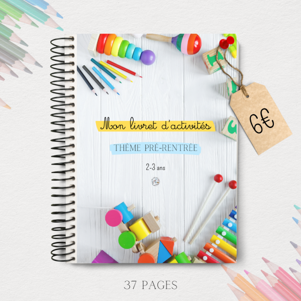 Mon livret d’activités : FORMES ET COULEURS – Mes petits livrets